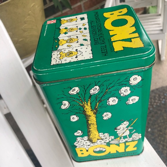 Vintage | Accents | Vintage Bonz Tin Canister 988 | Poshmark